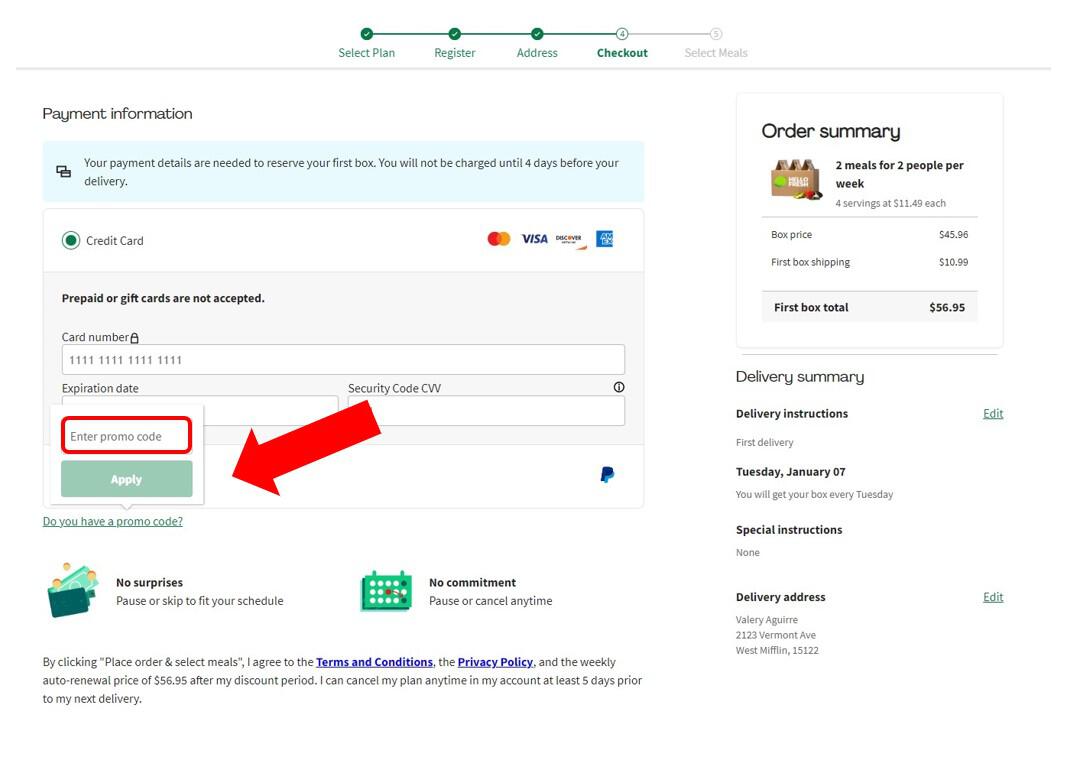 HelloFresh Promo Codes - 55% off in December 2025