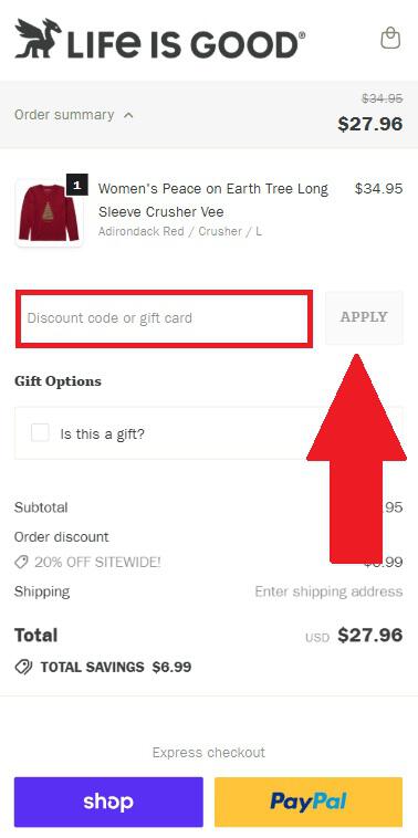 Life is Good coupons - 25% off in May 2026