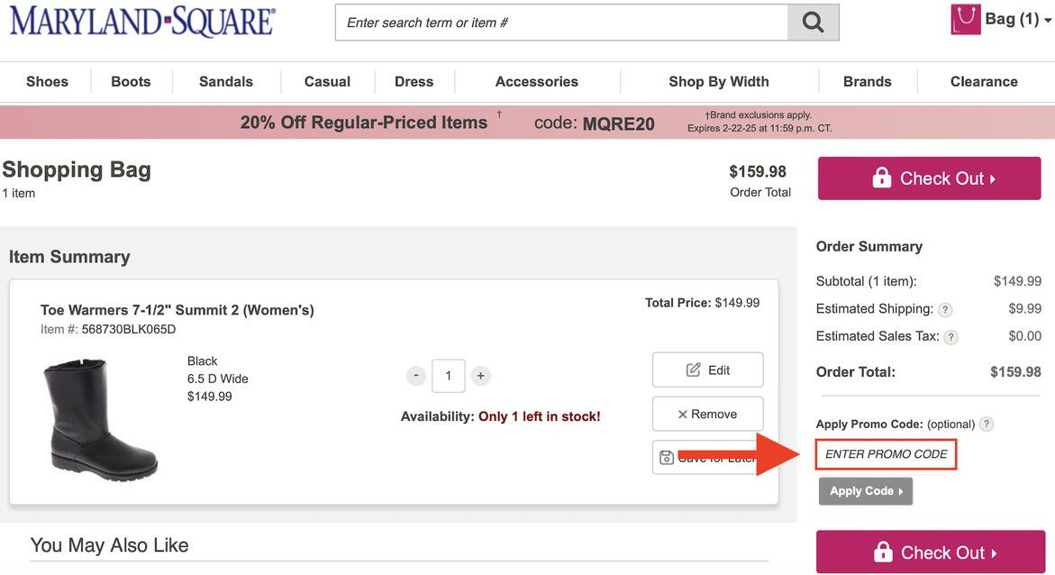 Maryland Square Coupon Codes - Get 20% off in December 2025
