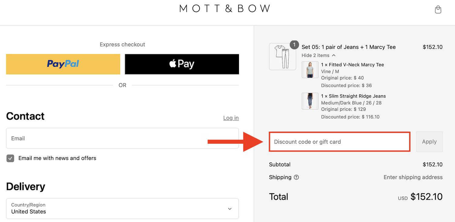 Mott Bow Coupon Code
